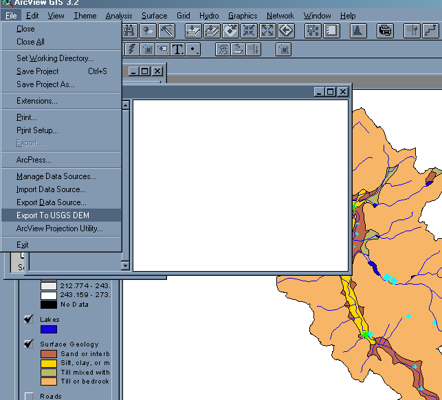 GLY 560 Method: Exporting Grids into USGS Format